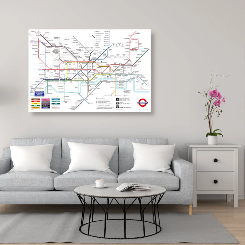 Tube Map - Etsy UK