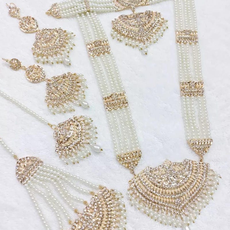 Rani Pearl Set - Etsy UK