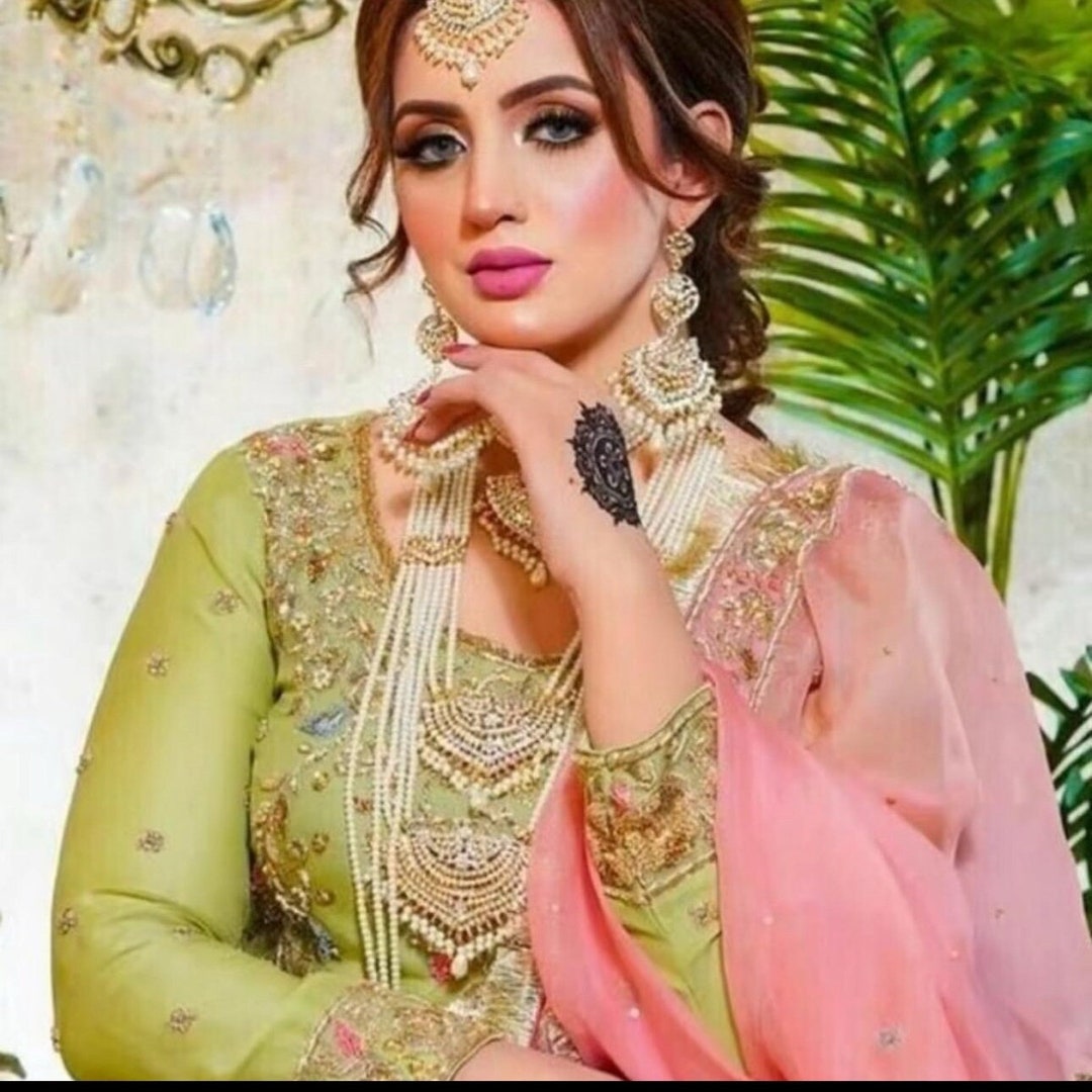 Rani Har Mala Set Bridal Pearl Mala Set Set 5 Piece Set - Etsy