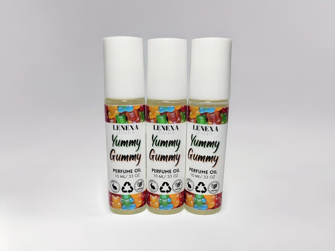 Yummy Gummy Perfume Oil, Gummy Bears Roll on Perfume, Candy Perfume Oil ...