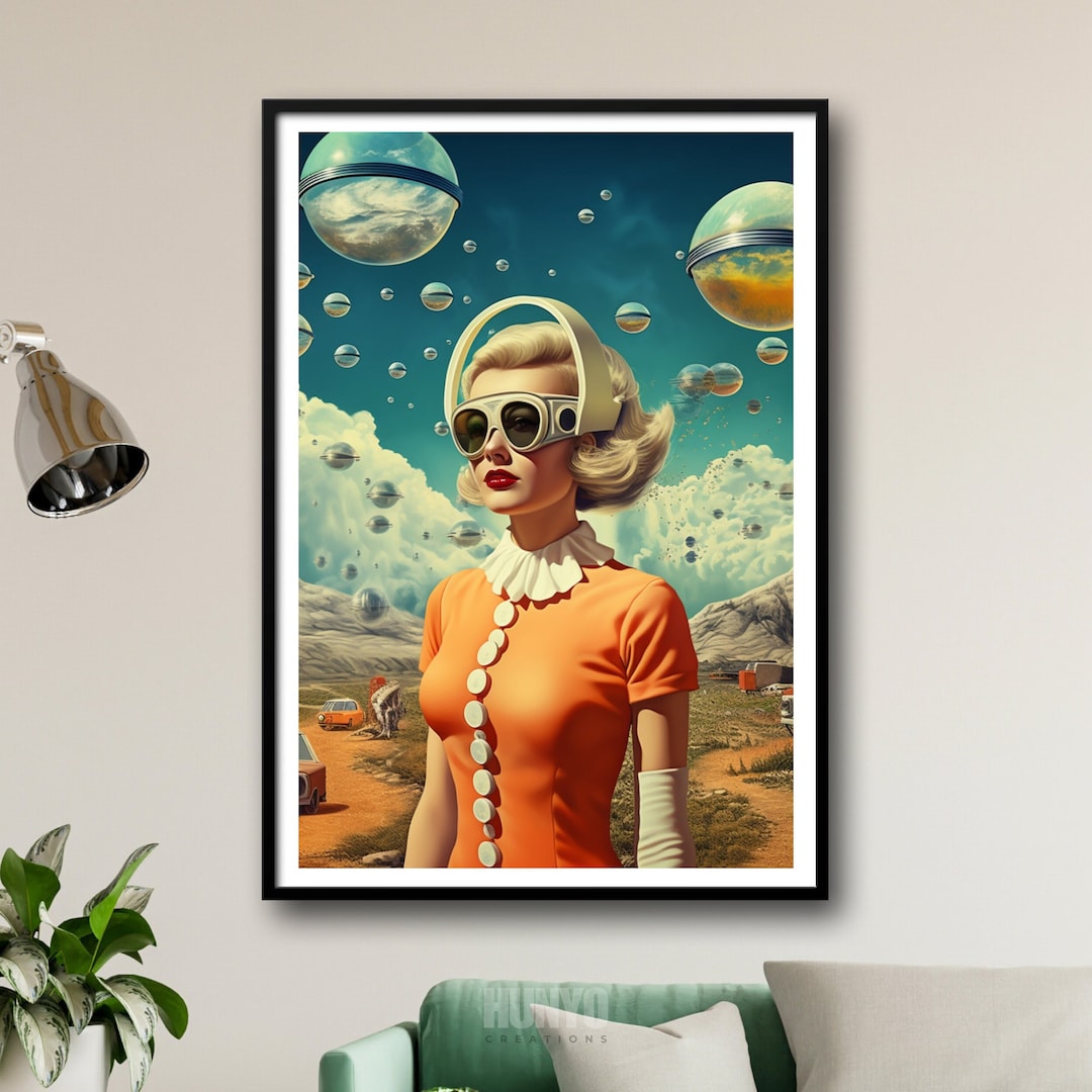 Printable Retro Wall Art Vintage Printable Posters Retro Fashion Prints ...
