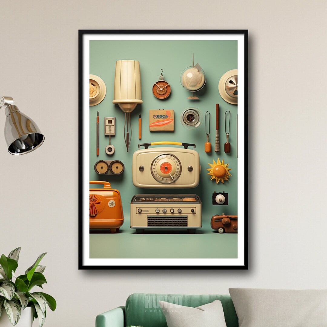 Printable Retro Wall Art Vintage Printable Posters Retro Fashion Prints ...