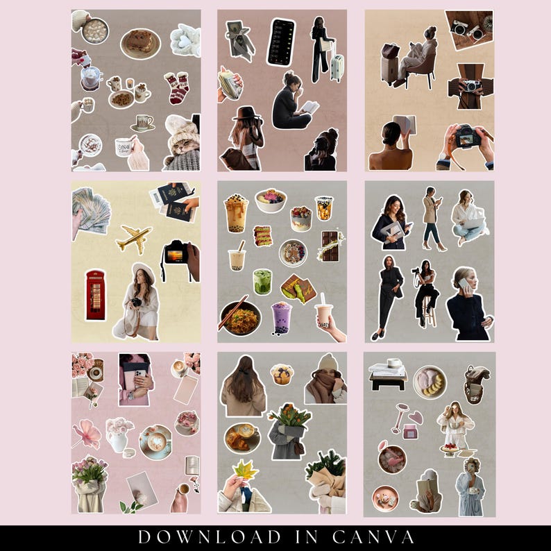 350+ Trending Viral Instagram Carousel Stickers | Canva | Social Media ...