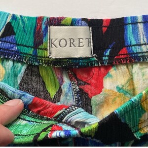 Vintage 90s Koret Tropical Floral Knit Lounge Shorts, Size Medium - Etsy