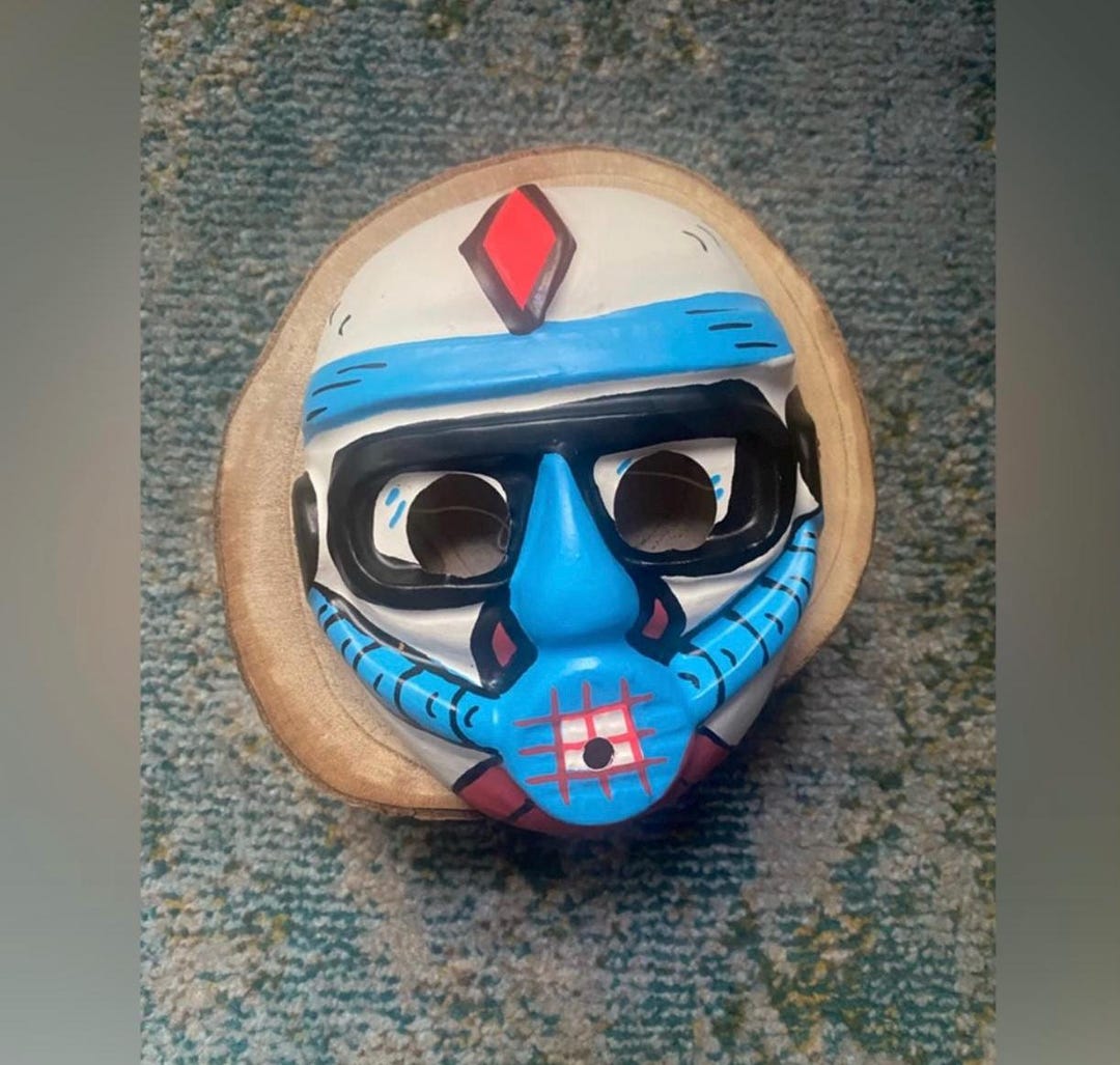 Vintage Plastic Gas Mask Character Silly Halloween Costume Mask / 70s ...