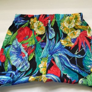 Vintage 90s Koret Tropical Floral Knit Lounge Shorts, Size Medium - Etsy