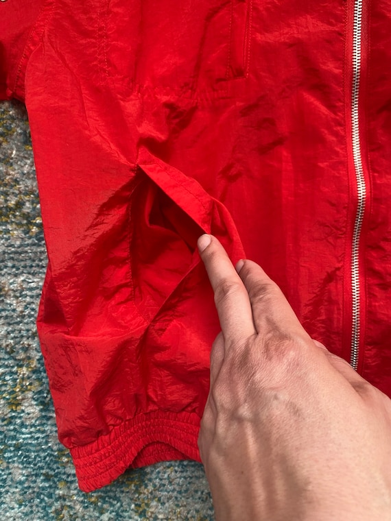 Vintage Catalina women’s red Sport logo nautical wind… - Gem