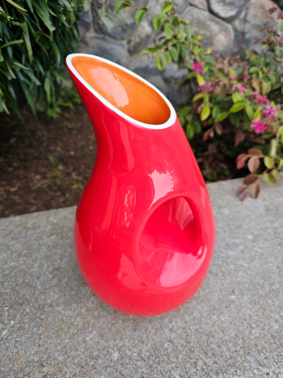 Stunning Large Ceramic Water Pitcher or Vase (13” Tall) by Random Acts ...