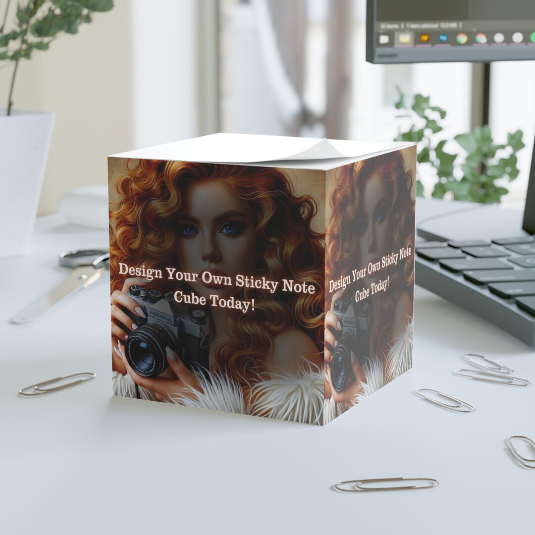 700 Sheets Custom Note Cube With Logo Personalized Sticky Note Cube for ...