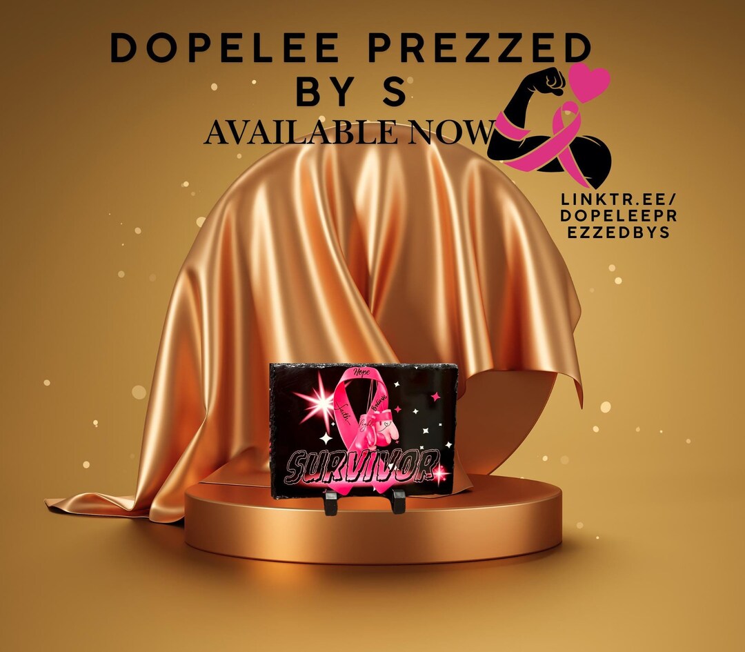 Pink Ribbon Survivor Slate: Breast Cancer, Survivor, Fight, Mom, Sister ...