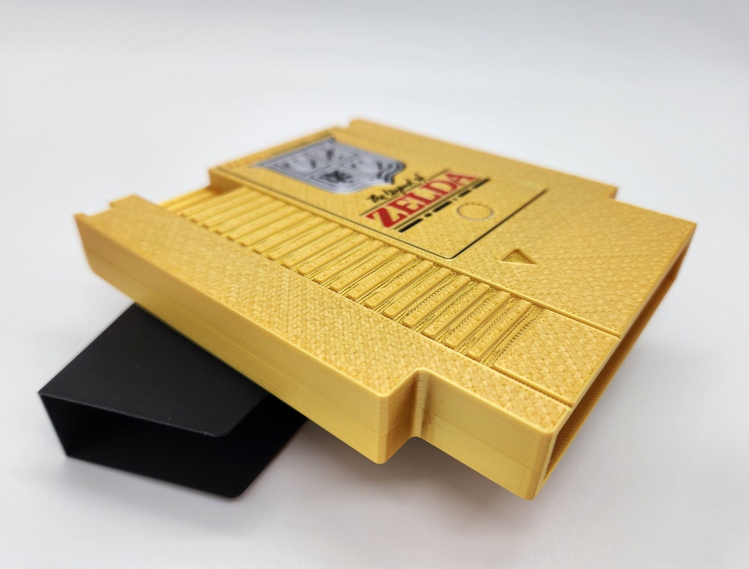 3D Printed Gold/black Game Cartridge Box Storage W/ Case, Magnetic - Etsy