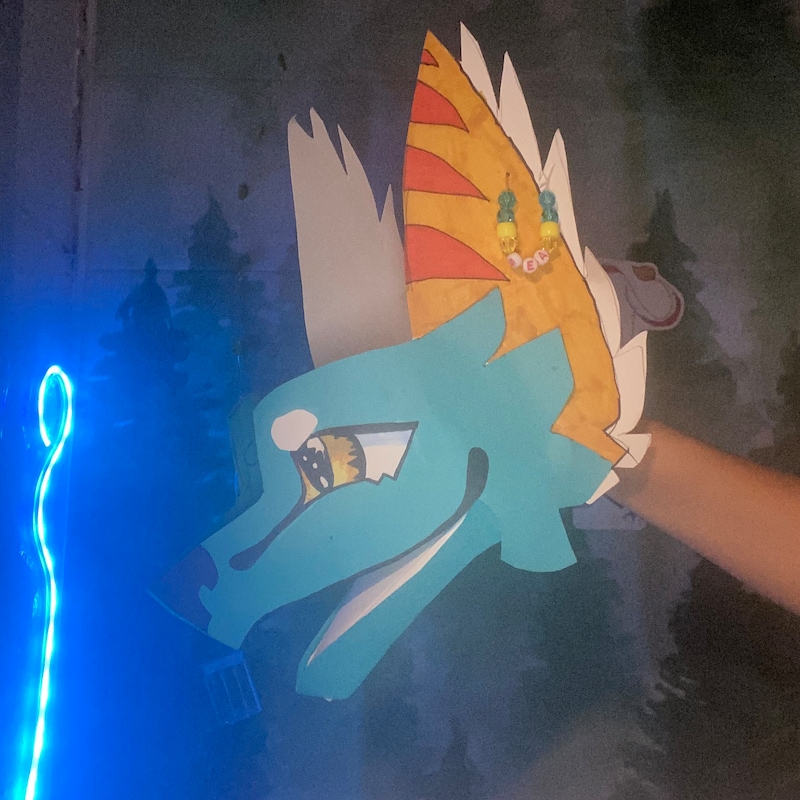 Forkscales Dragon Puppets - Etsy