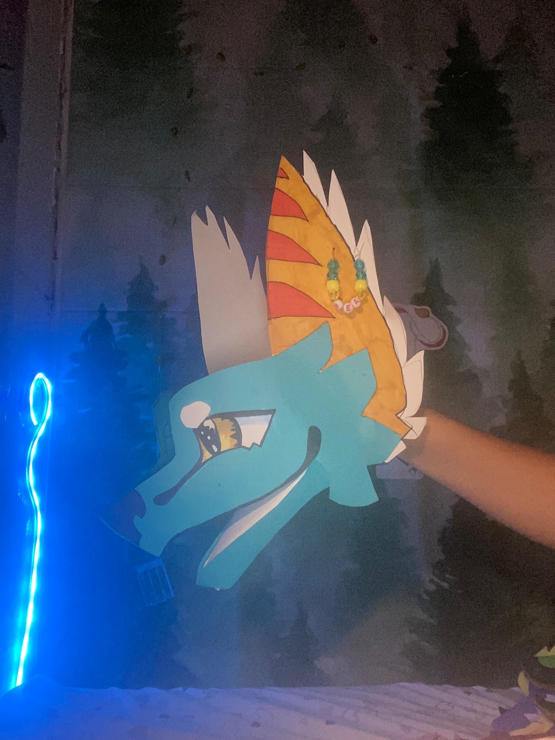 Customizable Paper Dragon Puppet - Etsy