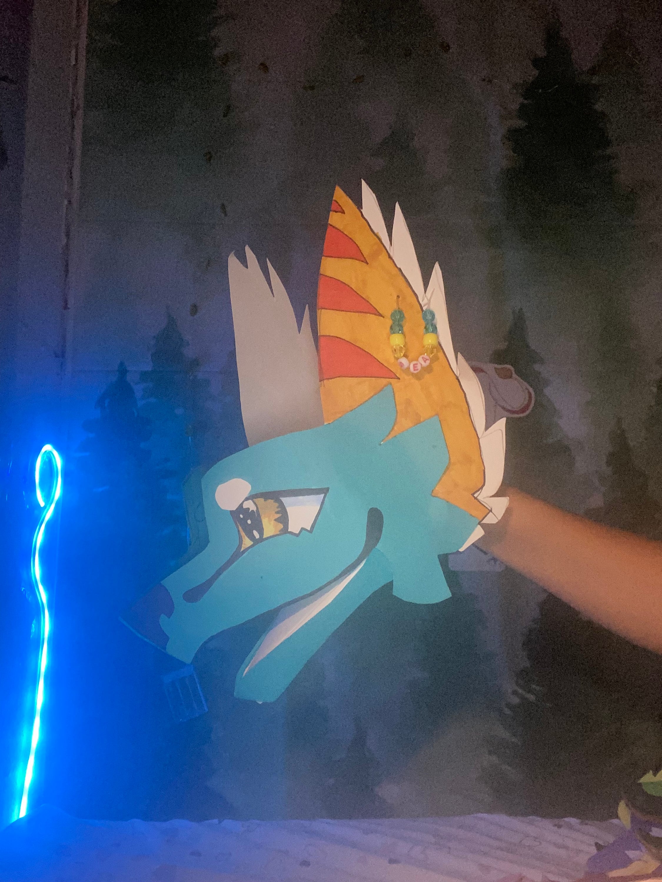 Customizable Paper Dragon Puppet - Etsy