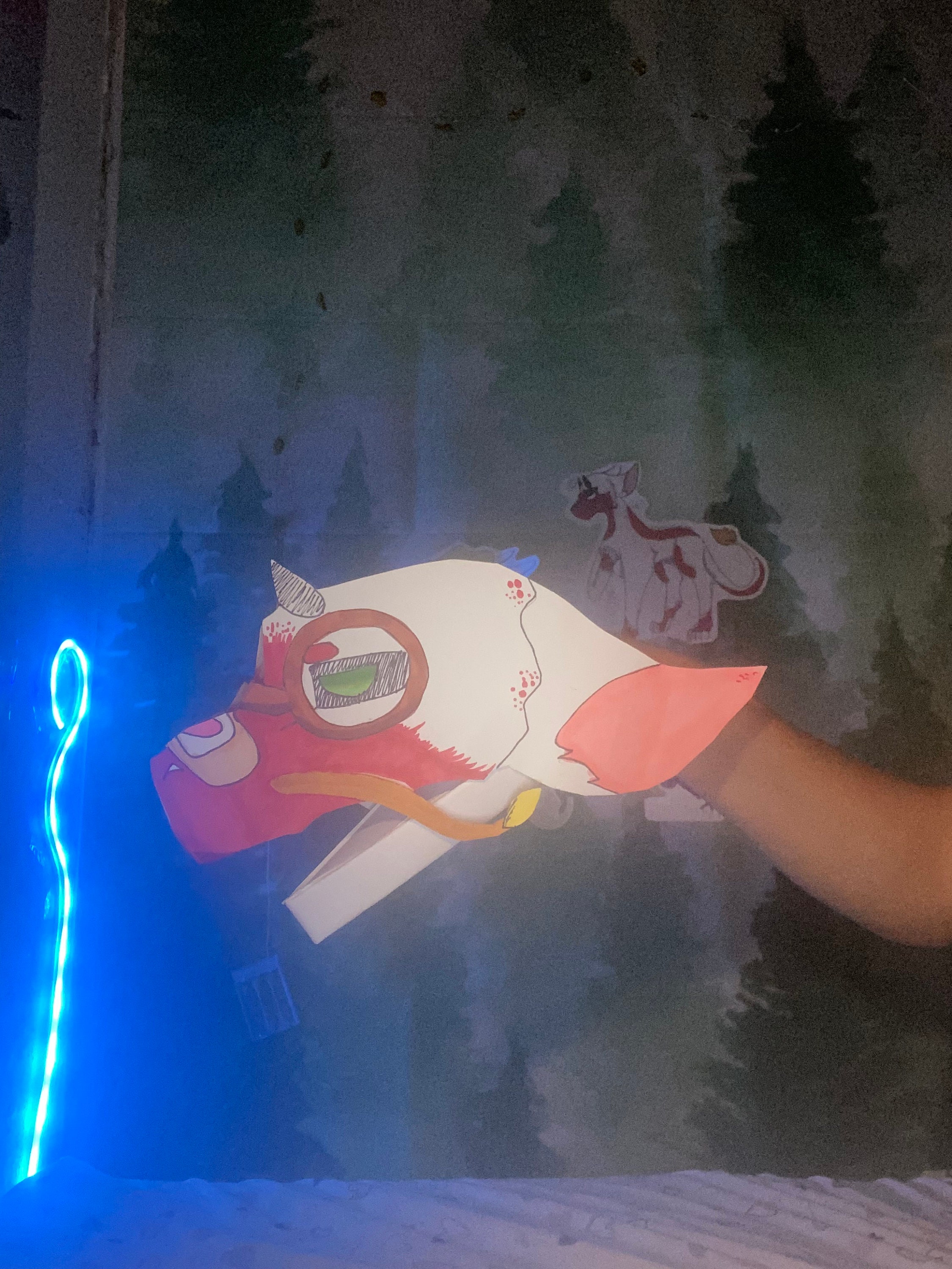 Customizable Paper Dragon Puppet - Etsy