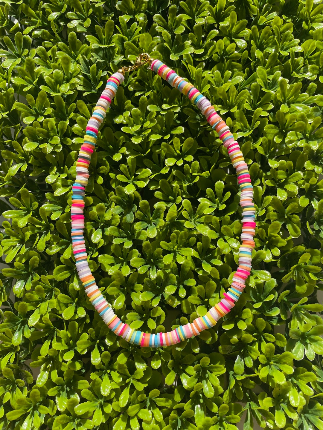 Popsicle Clay Bead Necklace - Etsy