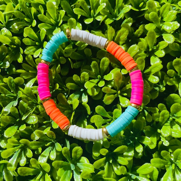 Clay Bead Bracelets - Etsy