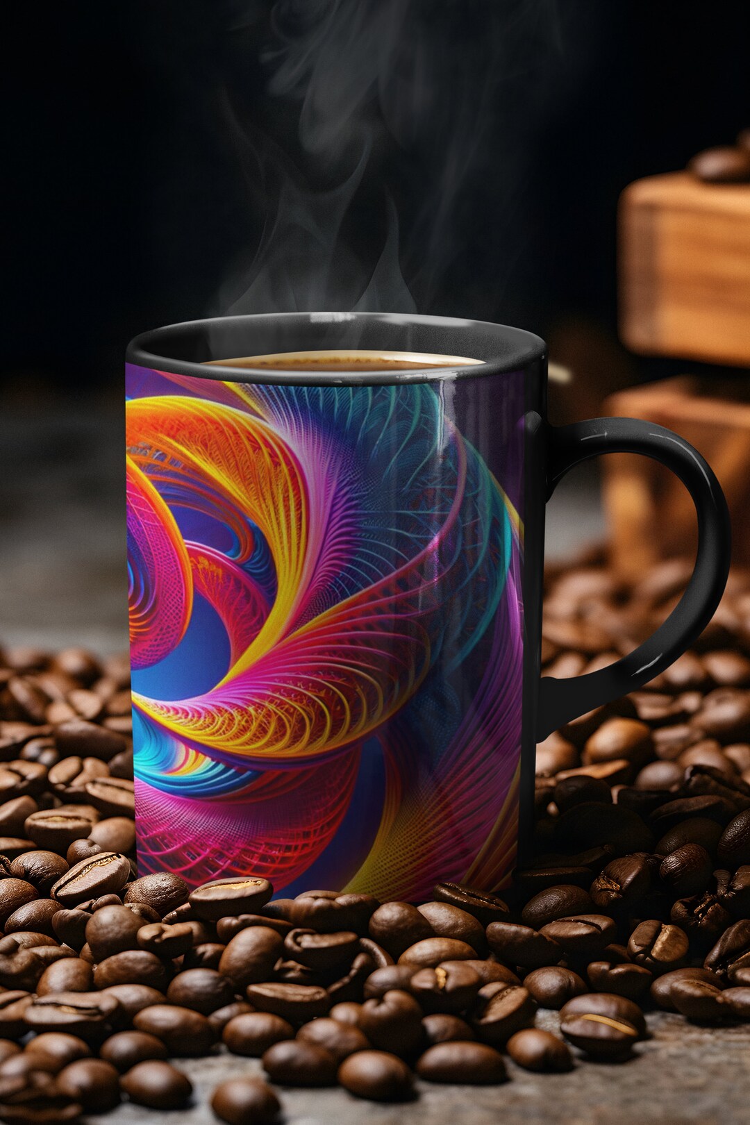 Hopf Fibration Coffee Mug: Fractal Geometry Art, Math Lover Gift - Etsy