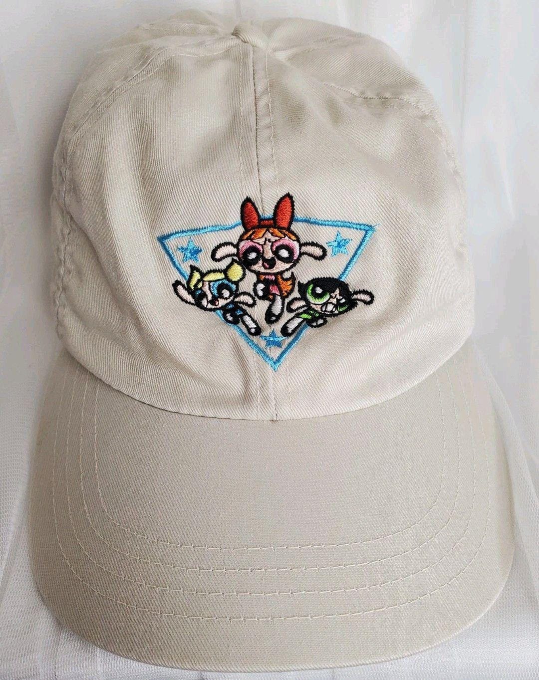 Vintage Powerpuff Girls Cartoon Network CN Hat 2000s Cap Vtg ...