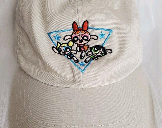Vintage Powerpuff Girls Cartoon Network CN Hat 2000s Cap Vtg ...