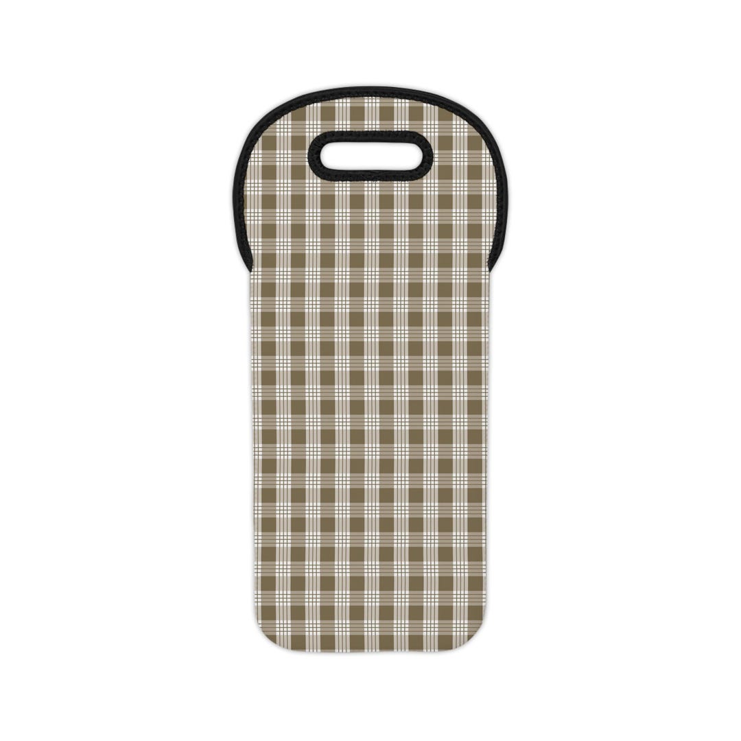 Palaka Wine Tote, Hawaiian Plaid Bottle Bag, Island Gift for Wine ...