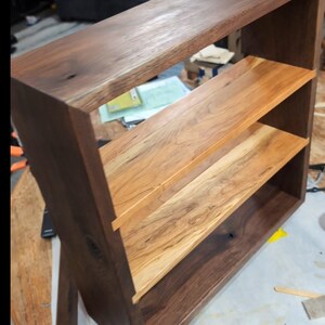 Hardwood Display Shelf Walnut and Cherry - Etsy