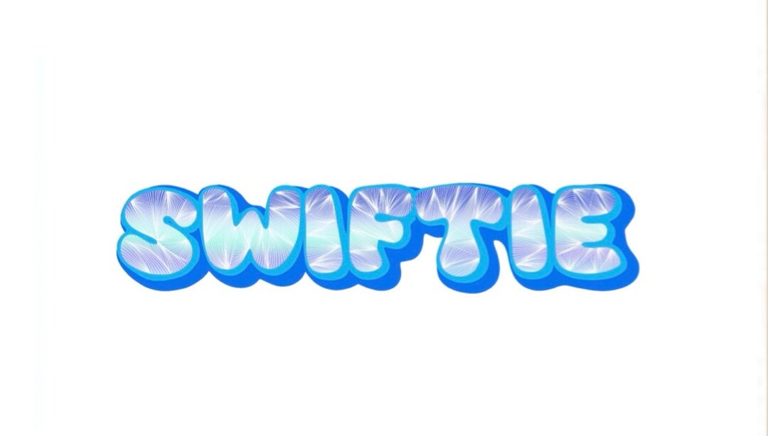 Swiftie Taylor Swift Fan Vinyl Sticker Gloss White Sticker Laptop ...