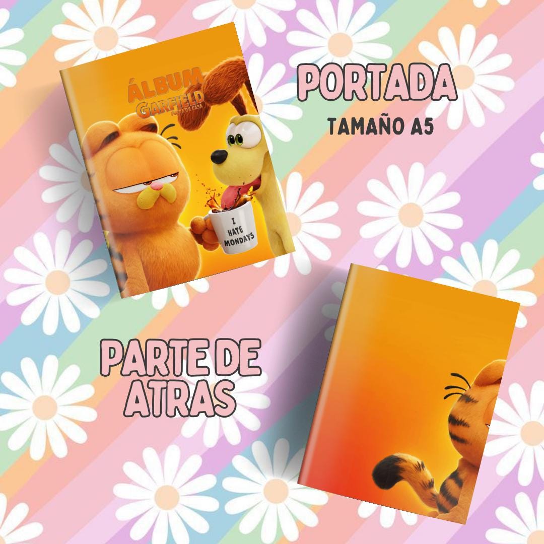 Digital File Garfield Movie Album Sheets Envelopes PDF Format - Etsy