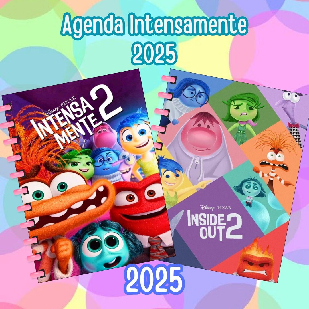 Archivo Digital Agenda Intensamente Emociones 2025 Editable - Etsy España