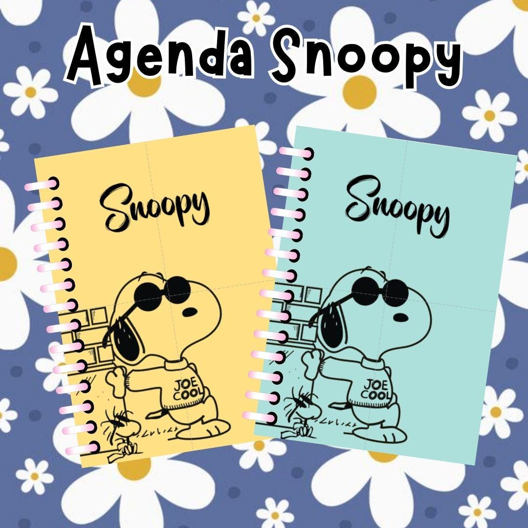 Archivo Digital Agenda Perrito Snoopy 2025 Editable - Etsy España