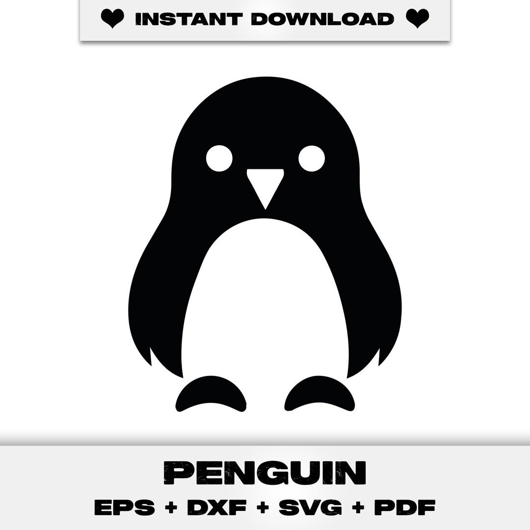 Penguin Icon | Penguin SVG | Penguin Cricut | Penguin SVG File ...