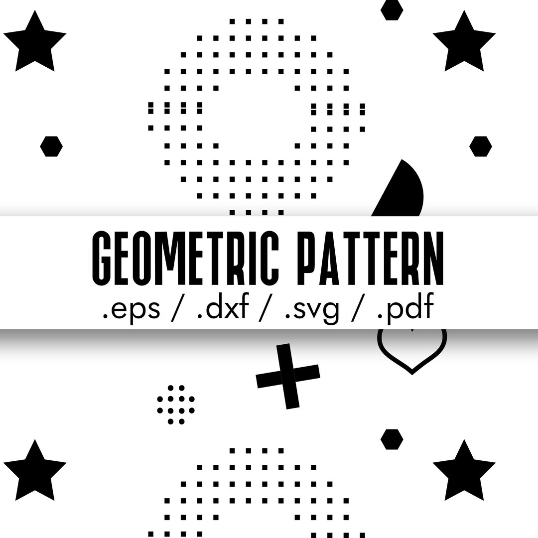 Geometric Pattern SVG, Seamless Pattern, Geometric Pattern Print, Cut ...