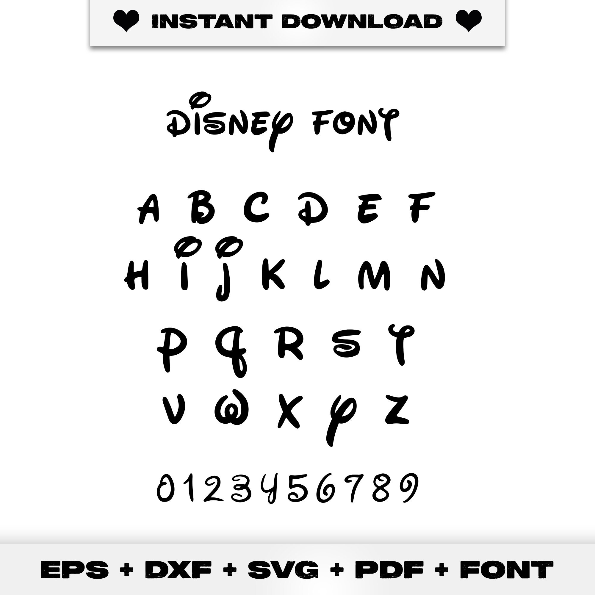 Mouse SVG, Magical Pattern, Mouse Font, Cut File, Cricut, Digital ...