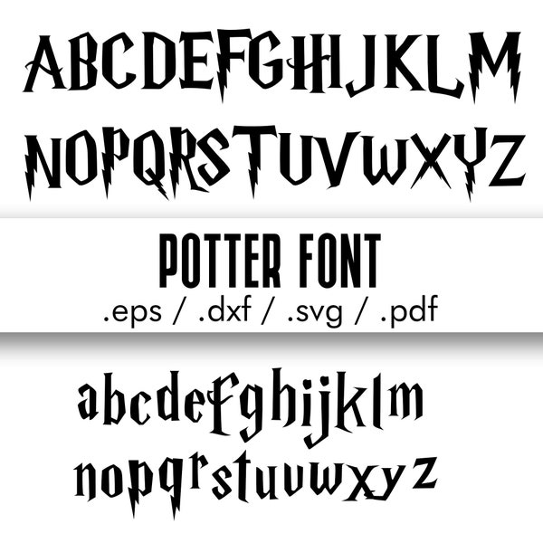 Potter Svg - Etsy