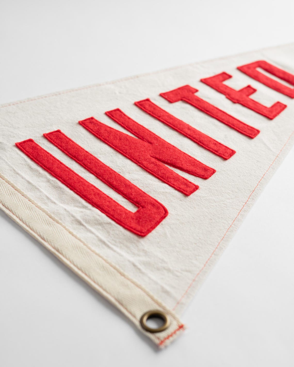 Retro Football Pennant Flag: Vintage Style Wall Decor - United - Etsy