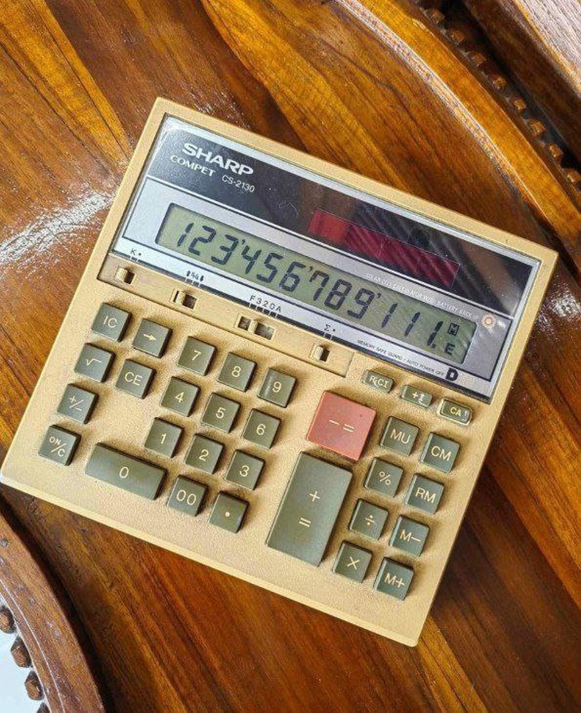 Vintage Sharp Calculator: Retro Math Magic - Etsy