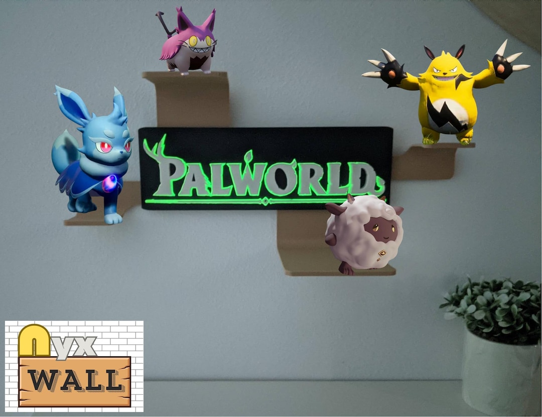 Palworld Gaming Room Sign Lighting Wall and Desk Gift Ideas for Gamers ...
