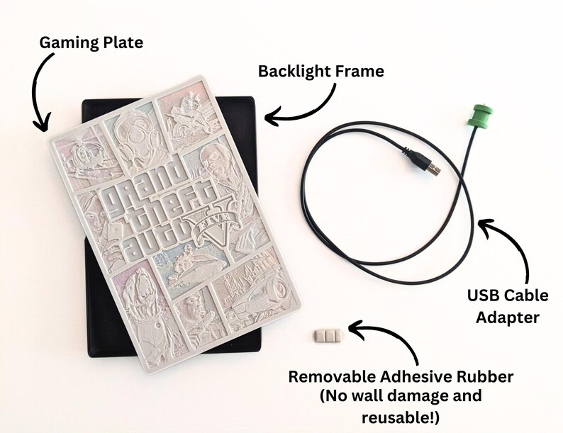 Once Human LED Lightbox Gaming Room Sign Gaming Poster Lighting Wall ...