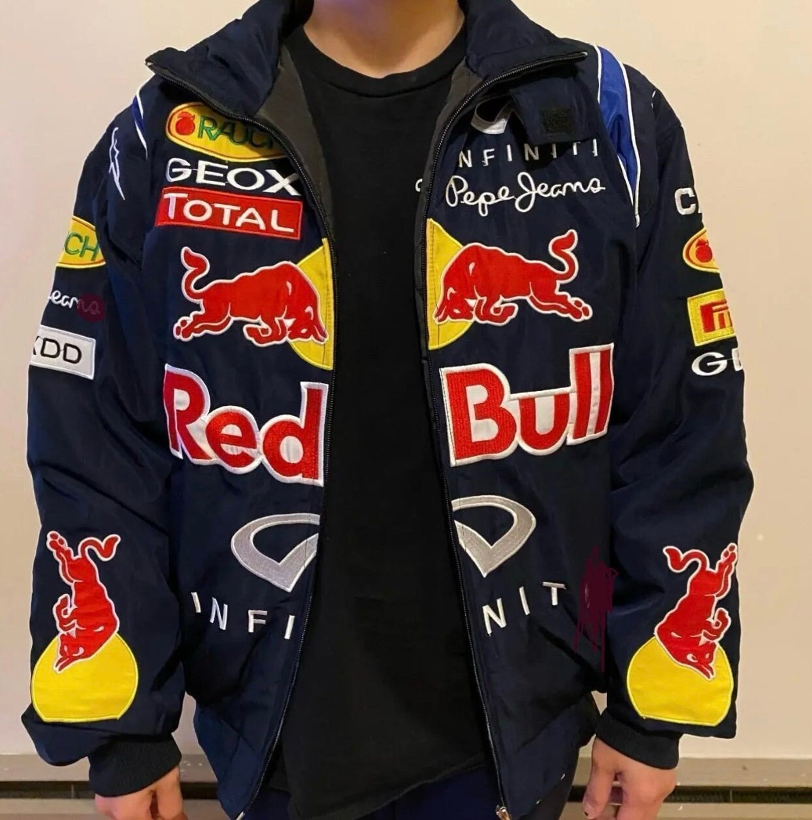 Red Bull Racing Jacket Red Bull Jacket Formula 1 Red Bull Racing Jacket ...