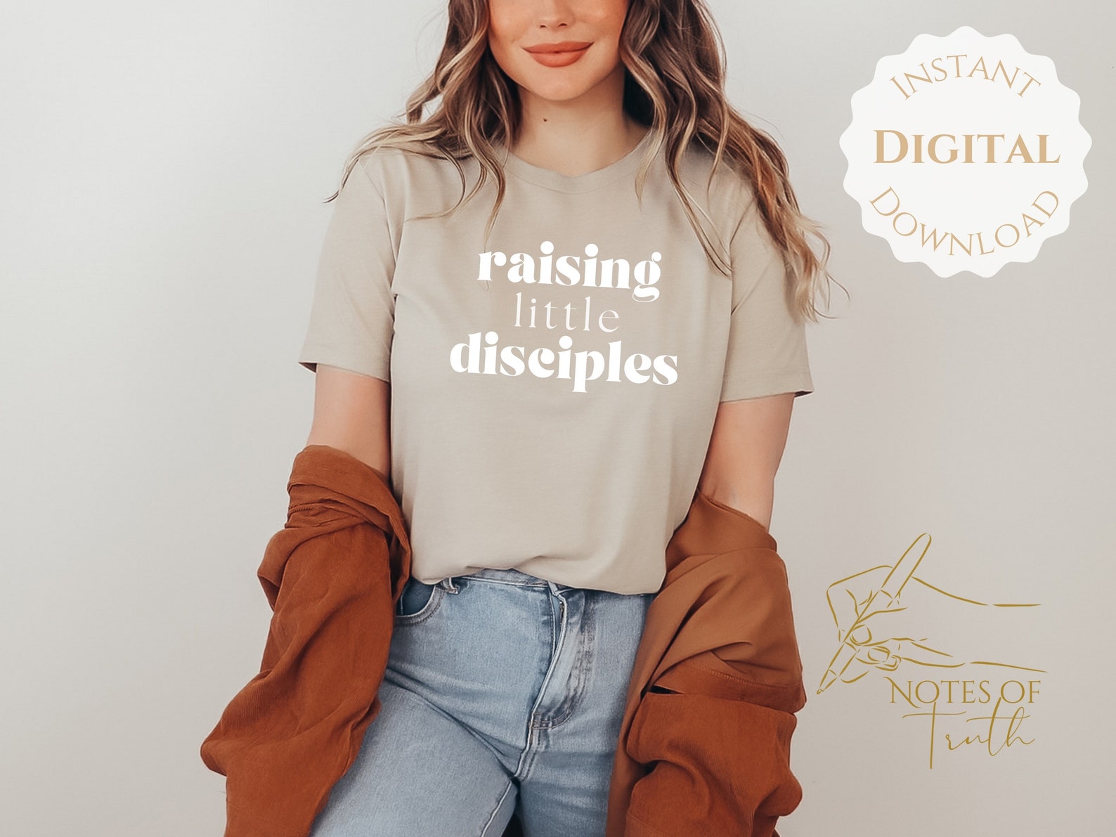 Raising Little Disciples Svg, Christian Minimalist Mom Png, Minimalist ...