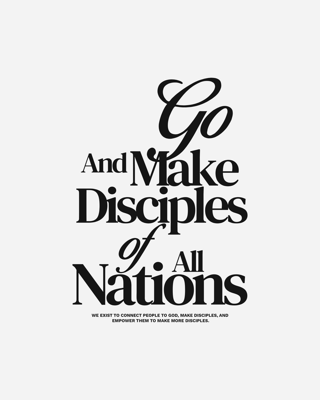 Go and Make Disciples SVG/PNG | Christian Quote Design (digital ...
