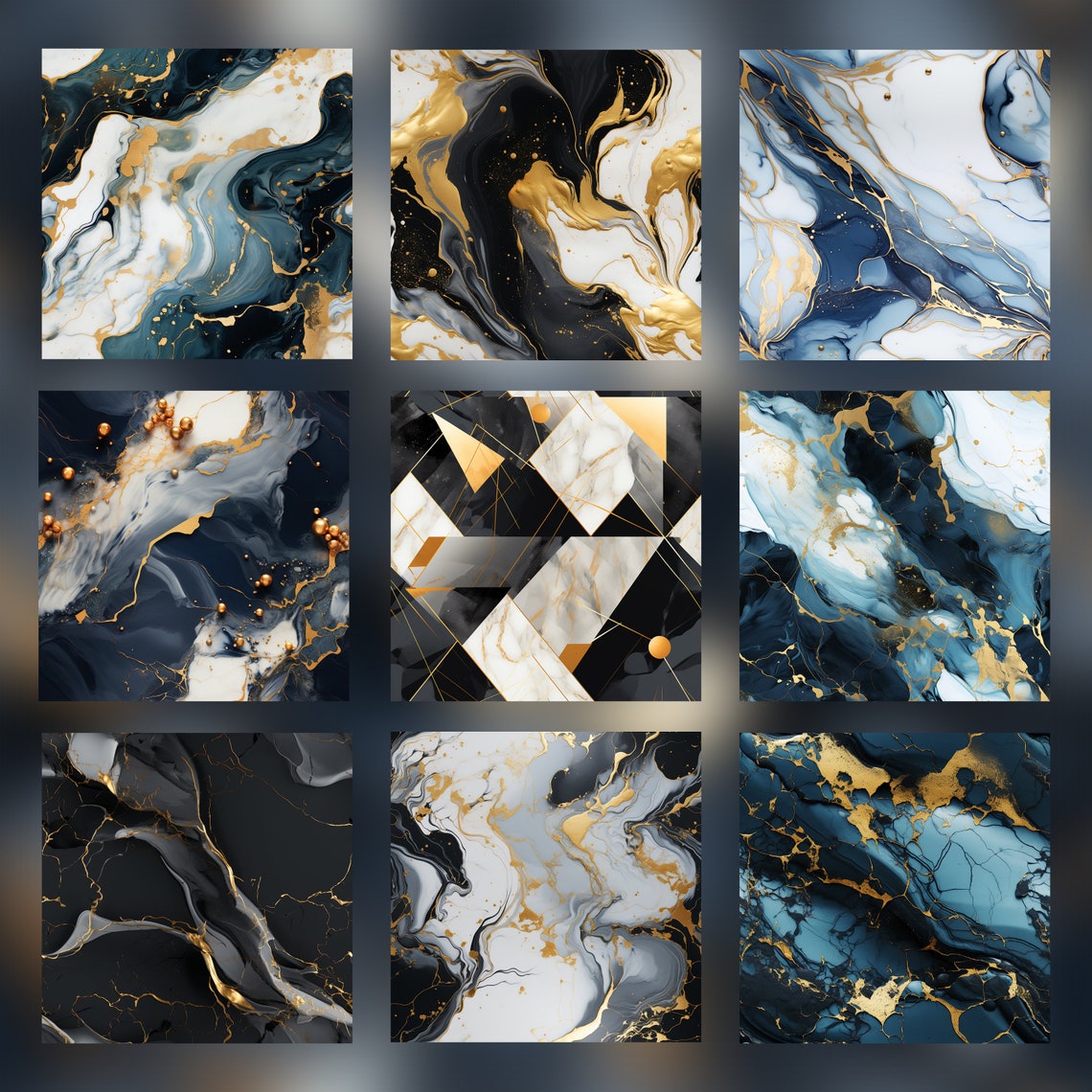 31 Luxury Marble Seamless Pattern Digital Print Instant Download for ...