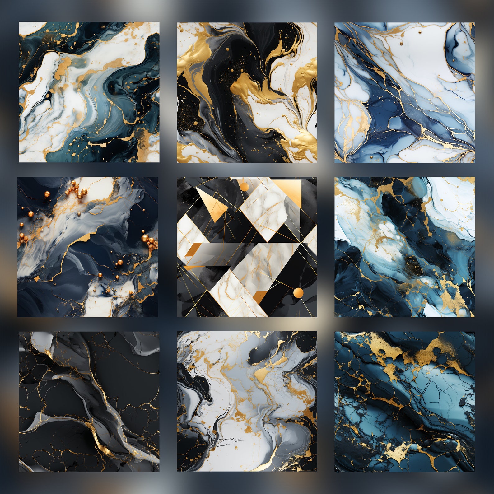 31 Luxury Marble Seamless Pattern Digital Print Instant Download for ...