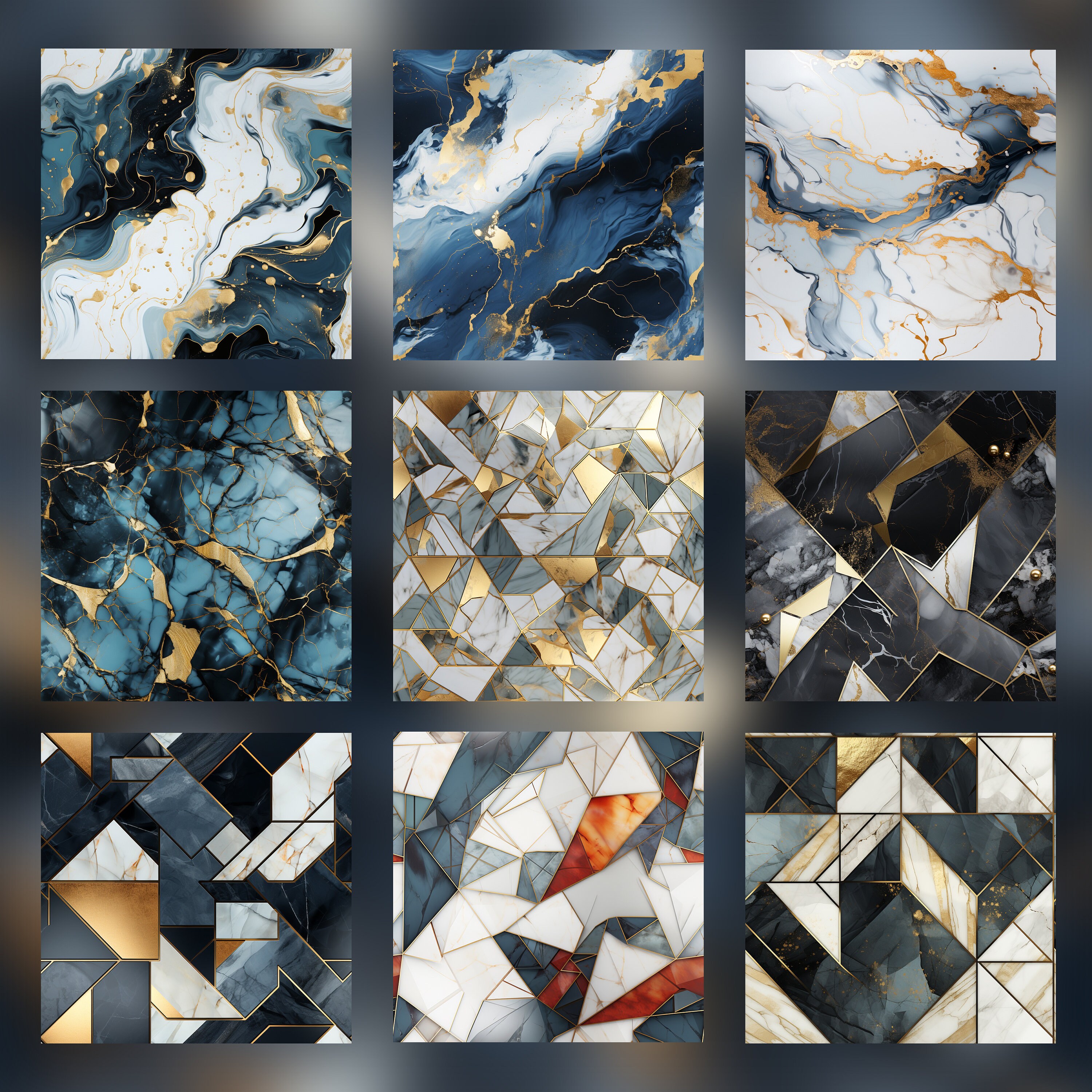 31 Luxury Marble Seamless Pattern Digital Print Instant Download for ...