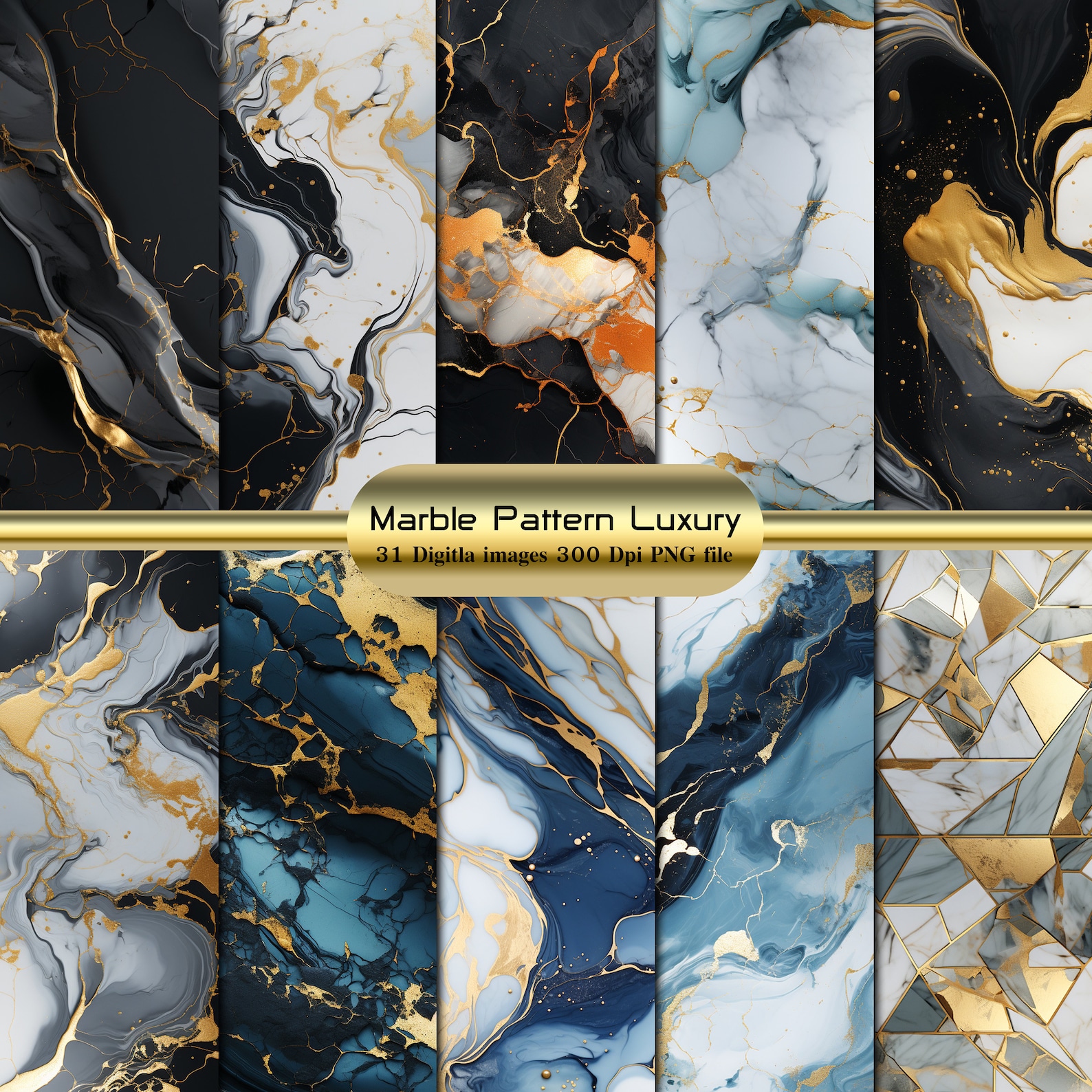31 Luxury Marble Seamless Pattern Digital Print Instant Download for ...