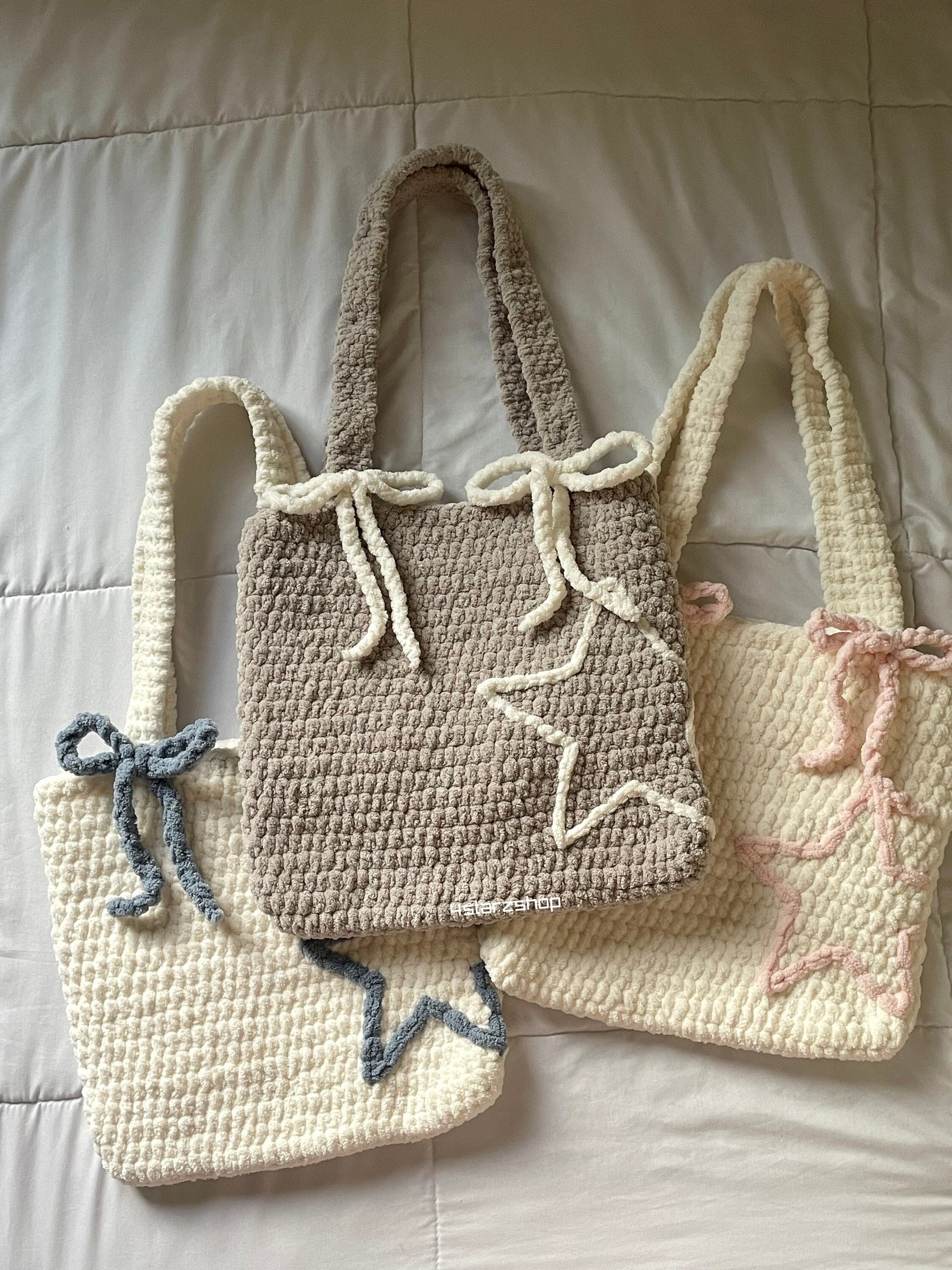 Chunky Star Tote Bag Crochet PDF Pattern - Etsy