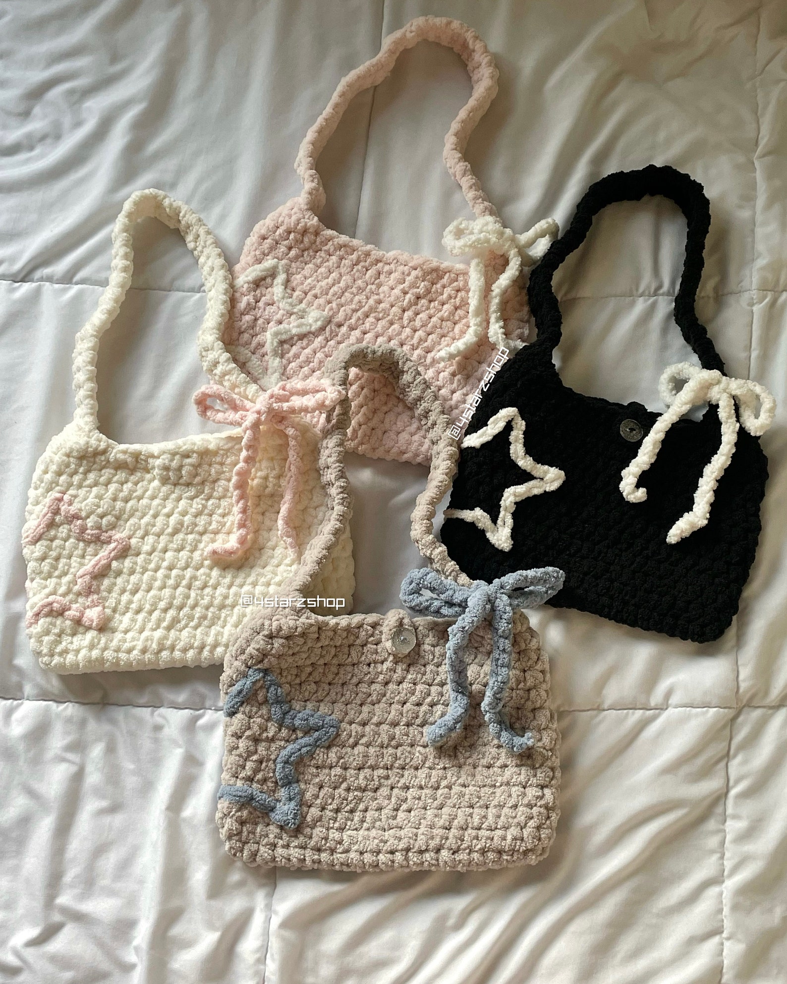 Chunky Star Shoulder Bag Crochet PDF Pattern - Etsy