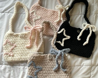 Chunky Star Tote Bag Crochet PDF Pattern - Etsy