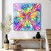 Colorful Stained Glass Effect Wall Art, Tempered Glass Wall Decor ...