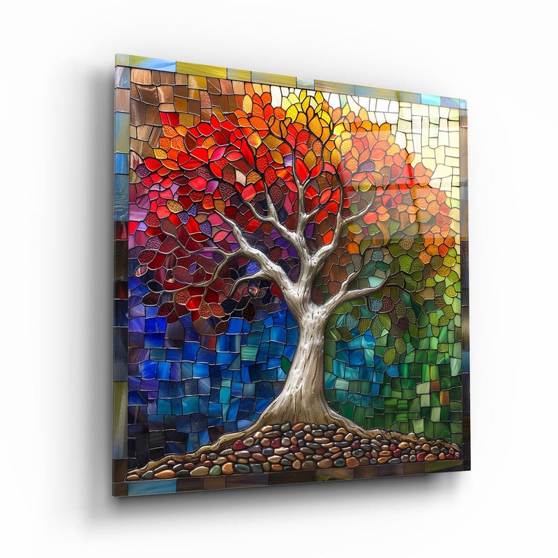 Mosaic Tree - Etsy